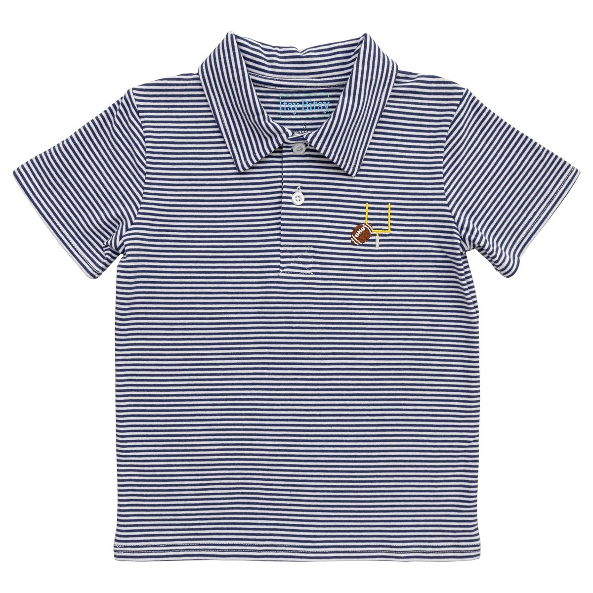 Navy Game Day Football Polo – Sprout Kids
