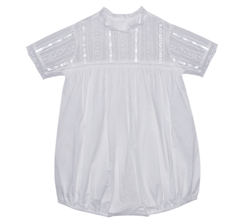 White Wesley Heirloom Bubble – Sprout Kids