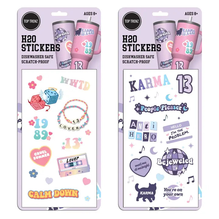 H20 Flask Vinyl Sticker Sheet - Era Edition – Sprout Kids
