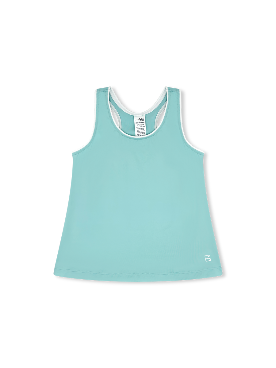 Turquoise Riley Tank – Sprout Kids